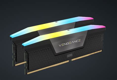 رم Ddr5 دسکتاپ 32 گیگابایت 6000mhz Cl36 کورسیر مدل Vengance Rgb Black