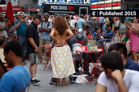 Topless In Times Square A Legal View The New York Times