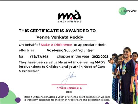 venna venkata reddy on linkedin makeadifference volunteerexperience