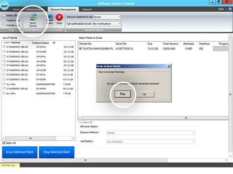 How To Wipe Drives Over Network BitRaser