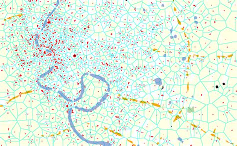 Voronoi Diagram Of Bangkok Highligting The Re Designation Of Spaces