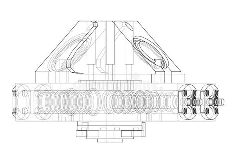 Abstract Industry Object Concept Stock Illustration Illustration Of