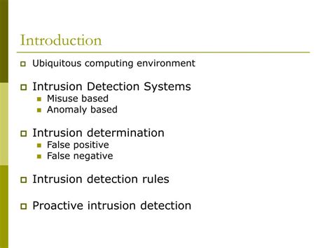 Ppt Efficient And Effective Architecture For Intrusion Detection