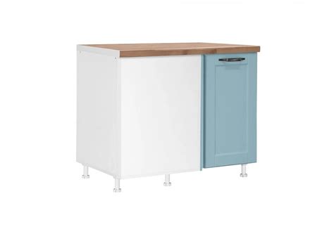 Долен ъглов шкаф с една врата Contempo Du100 син