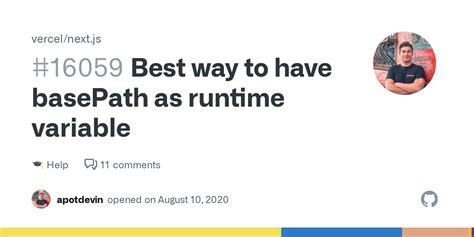Best Way To Have Basepath As Runtime Variable · Vercel Nextjs