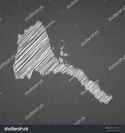 Eritrea Map Hand Drawn Sketch Vector Stock Vector Royalty Free 2249863173 Shutterstock