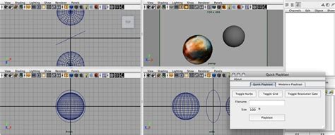 Quick Playblast For Maya Free Modeling Scripts Plugins Downloads