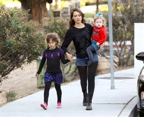 عکس های جسیکا آلبا و دخترانش Jessica Alba 2014 آریا فان