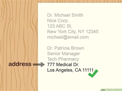 How To Write A Letter Address