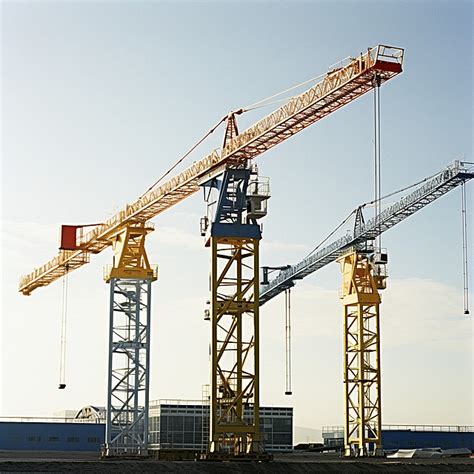 네 개의 타워크레인 두루미 건설 건설 현장 배경 일러스트 및 사진 무료 다운로드 Pngtree