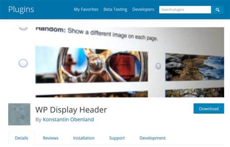 How To Have A Specific Header Image On A Specific Page Website