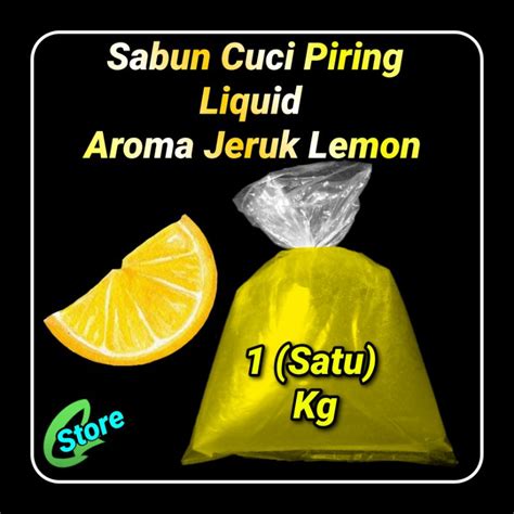 Jual Sabun Cuci Piring Kg Siap Pakai Jeruk Lemon Shopee Indonesia