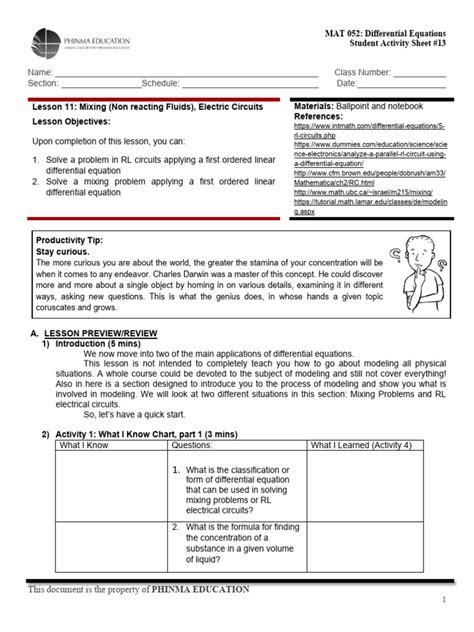 Sas 13 Mat 052 Pdf Electrical Network Series And Parallel Circuits