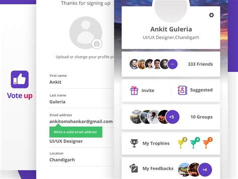 Events App UI UX Behance