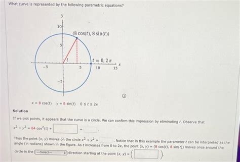 [solved] what curve is represented by the following parame