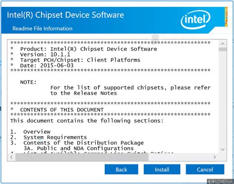 Intel Chipset Device Software Download