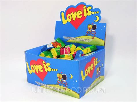 Купить Жевательная жвачка Love is, жвачки лове ис банан и клубника Ухты ...