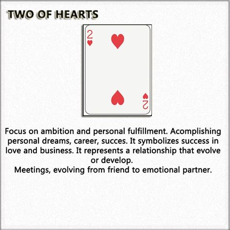 Two Of Hearts Cartomancy Reading For Emotions And Personal