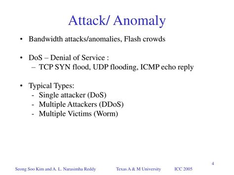 Ppt Real Time Detection And Containment Of Network Attacks Using Qos