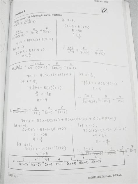 Partial Fraction