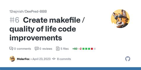 Create Makefile Quality Of Life Code Improvements By Molarfox · Pull