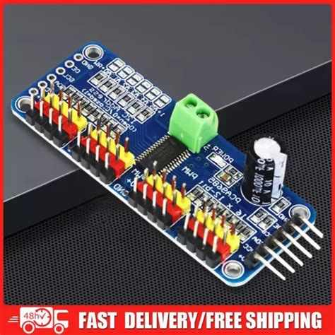 12 bit pwm servo driver module shield module i2c interface module board
