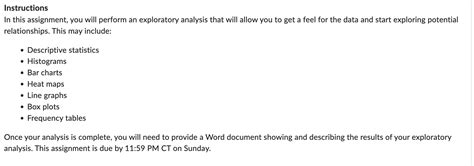 Instructions In This Assignment You Will Perform An Chegg