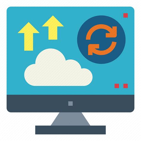 Arrows Backup Cloud Computer Data Icon Download On Iconfinder