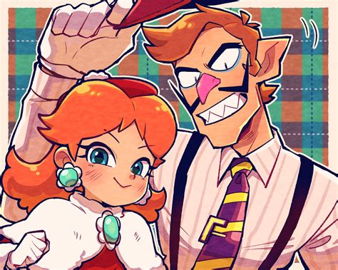 Yowasabimechaoc Princess Daisy Princess Daisy Holiday Cheer Waluigi Waluigi Bus Driver