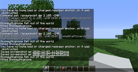 Minecraft Spawn Commands