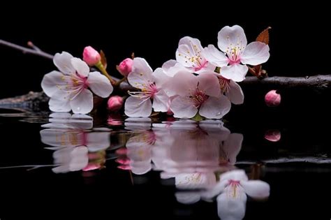 Premium Photo Shadowed Serenity Black Background Photo