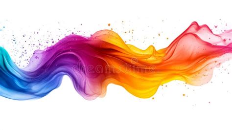 Abstract Colorful Fluid Wave Design Stock Illustration Illustration