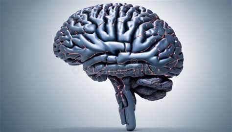 Exploring The Intricate Network Of The Human Brain Stock Illustration
