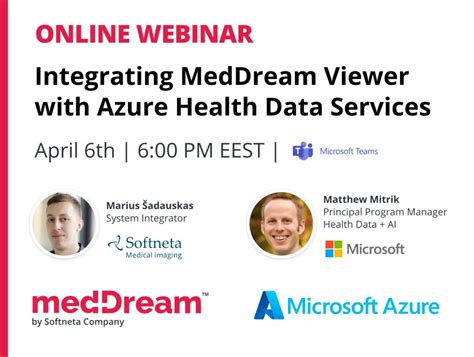 online webinar s video integrating meddream viewer with azure health