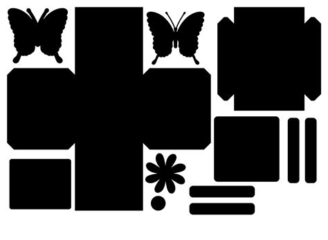 Free 3d Svg Paper T Box Template For Cricut