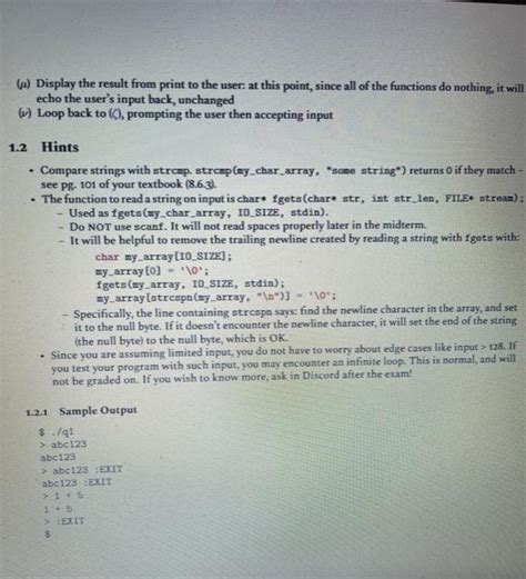 solved question 1 a read eval print loop does four things