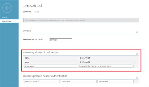 Microsoft Azure Media Services Allowed Ip Addresses Streaming Return