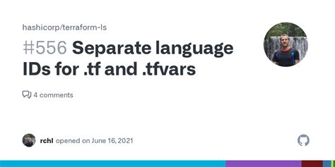 Separate Language Ids For Tf And Tfvars · Issue 556 · Hashicorp