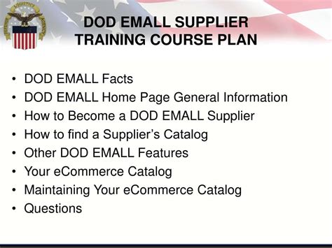 Ppt Dod Emall Supplier Training Powerpoint Presentation Free