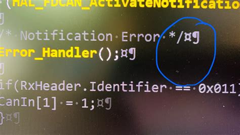 Solved A Strange Set Of Letters At The End Of The Line Stmicroelectronics Community