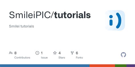 GitHub SmileiPIC Tutorials Smilei Tutorials