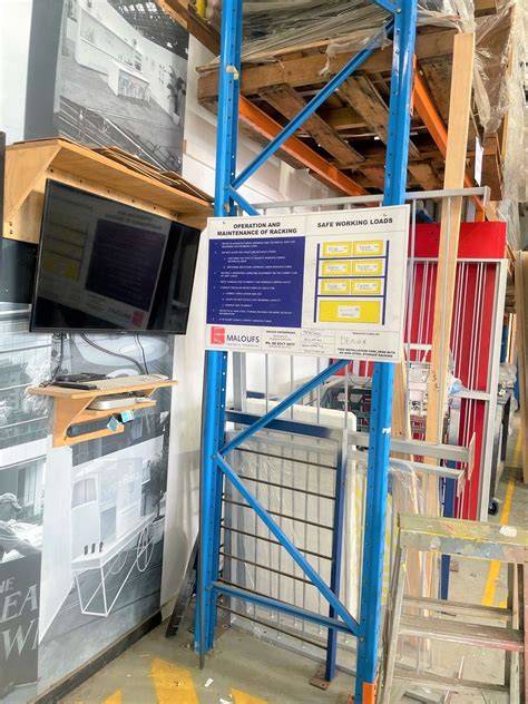 RACKING CERTIFICATION AND SAFE WORKING LOAD SIGNS Maloufs Enterprises