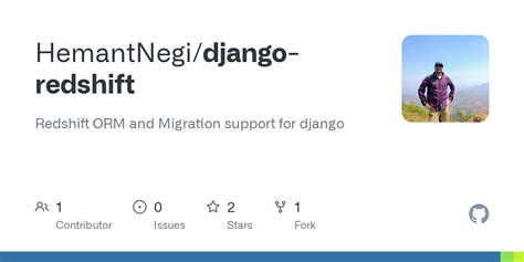 Github Hemantnegidjango Redshift Redshift Orm And Migration Support