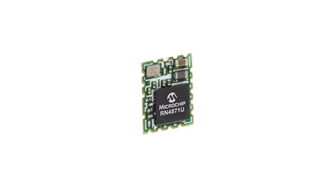 Rn4871u Vrm118 Microchip Bluetooth Module V50 10kbps 90 Dbm