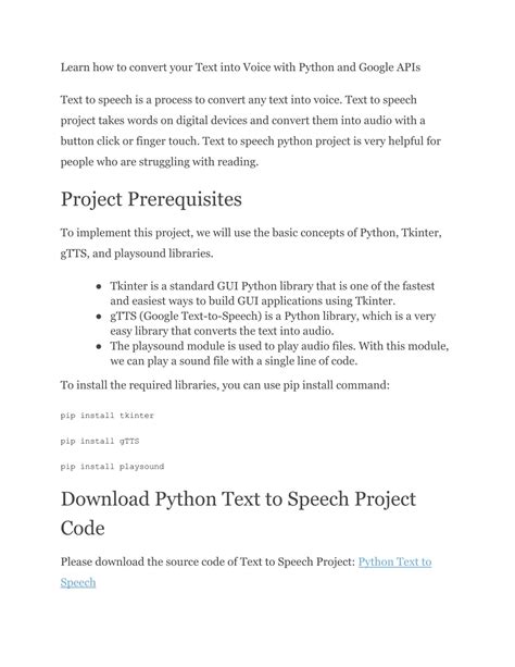 Ppt Convert Text To Speech In Python Powerpoint Presentation Free Download Id 13013777