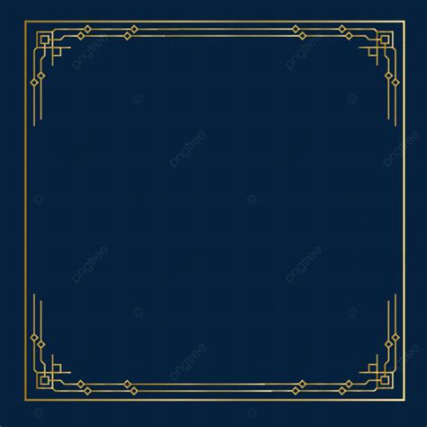 Gold Border Pattern Elegant Greeting Card Vector Border Corner Pattern Border Frame Png And