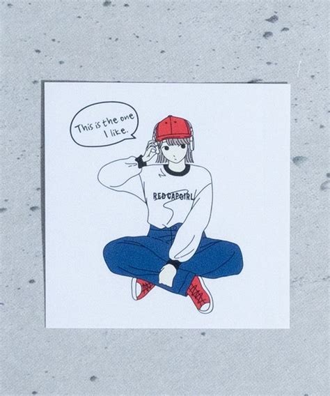 Red Cap Girl（レッドキャプガール）の「【a R】〔red Cap Girl レッドキャップガール〕ステッカー付スマホショルダー ストラップ（スマホグッズ）」 Wear