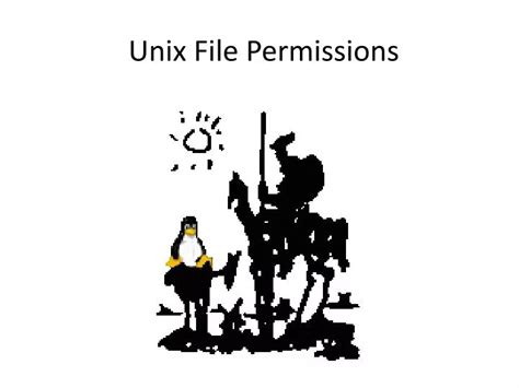 PPT Unix File Permissions PowerPoint Presentation Free Download ID