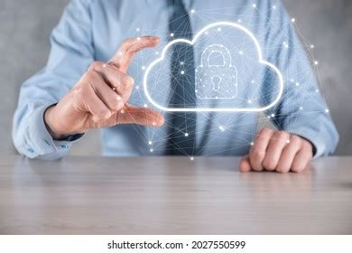 Business Man Holdholding Cloud Computing Data Stock Photo Shutterstock