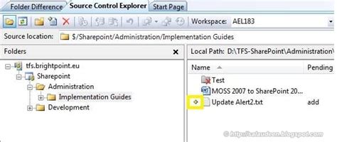 Tfs Basics Tutor For End User Sharepoint Diary Tfs Basics Tutor For End User Sharepoint Diary